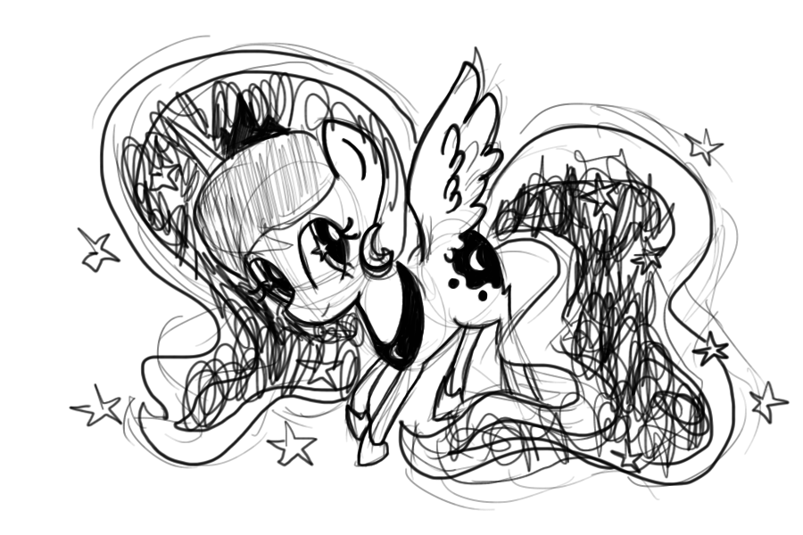 Luna sketch by berryden on DeviantArt