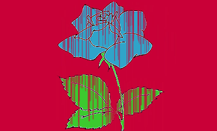the blood stained blue flower by secretgilbert on DeviantArt