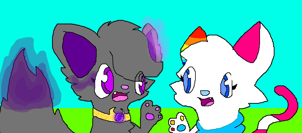 Me and Skitt the Kitt by XEnderWolfX on DeviantArt