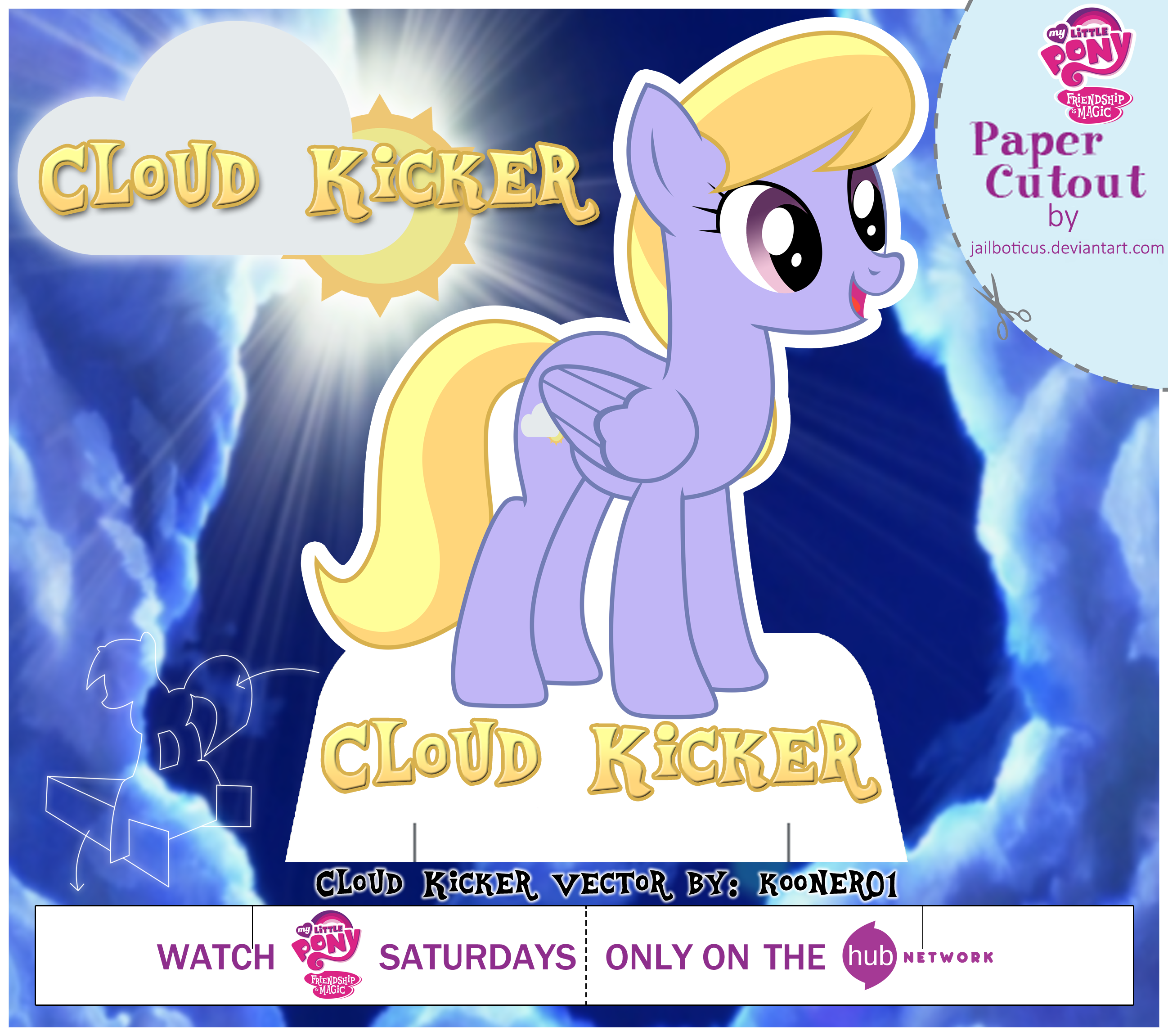 Mlp Cloudkicker Vector