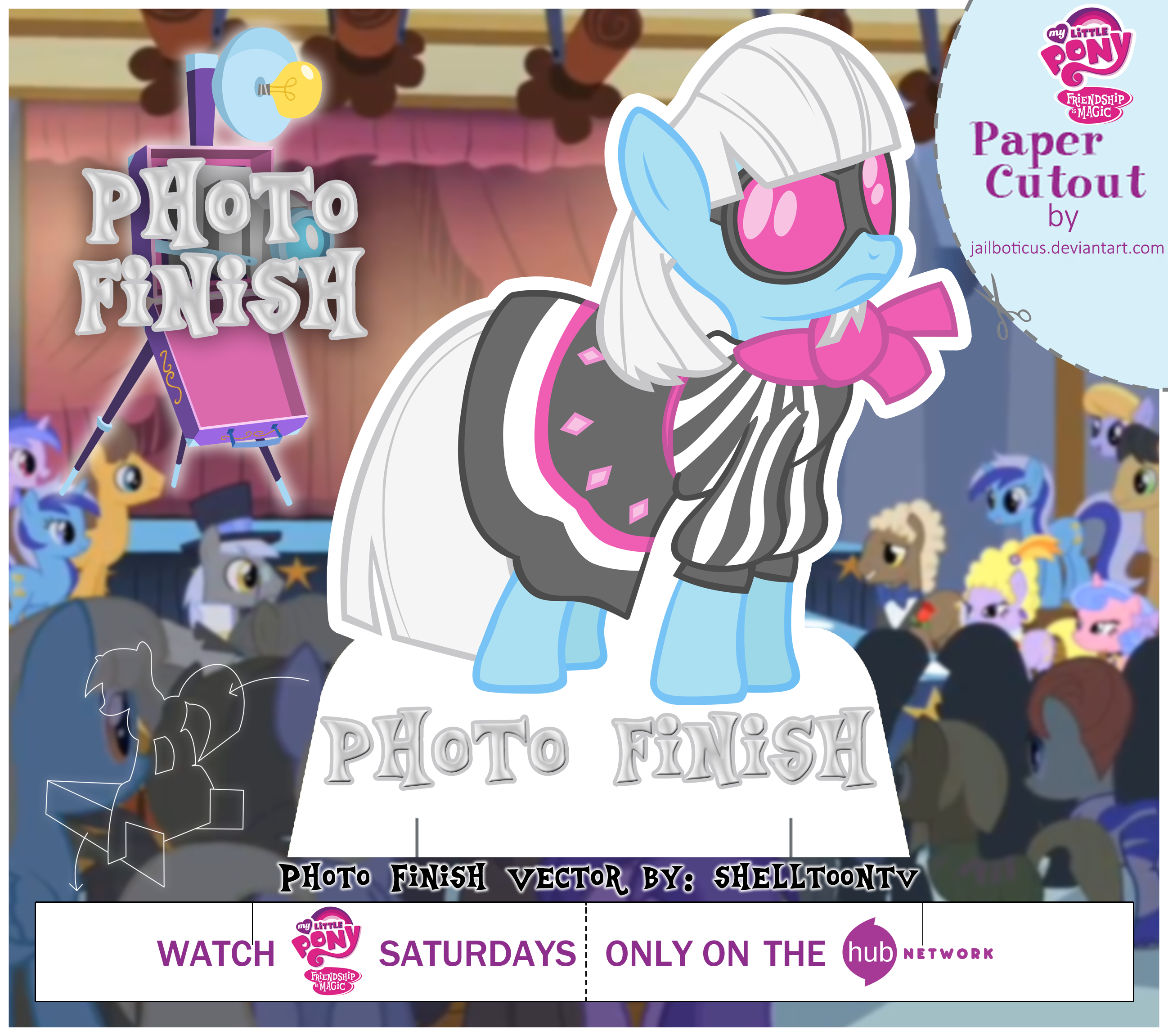 Photo Finish Mlp Vector