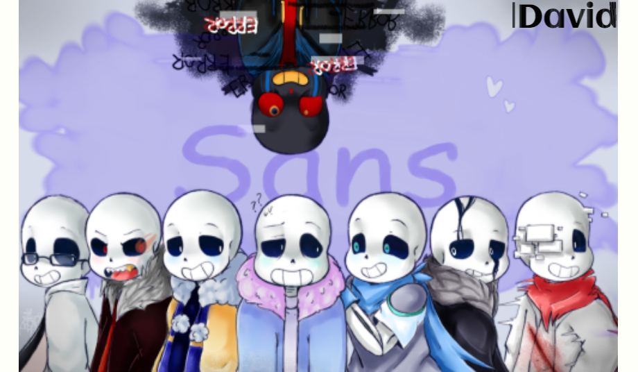 Sans (Underverse) Fan-art by TaffySlayer on DeviantArt