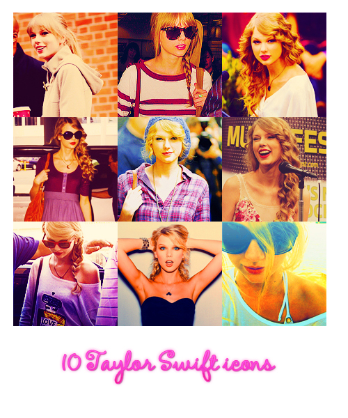 10 Taylor Swift icons by DreamsAndSmile on DeviantArt
