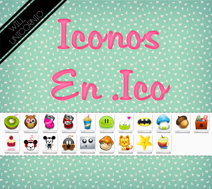 Iconos En .Ico [RAR] by WillUnicornio on DeviantArt