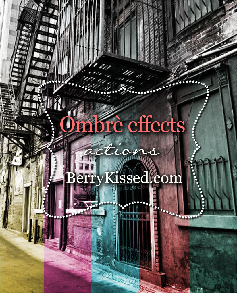 Ombre effects Photoshop actions pack by BerryKissed on DeviantArt