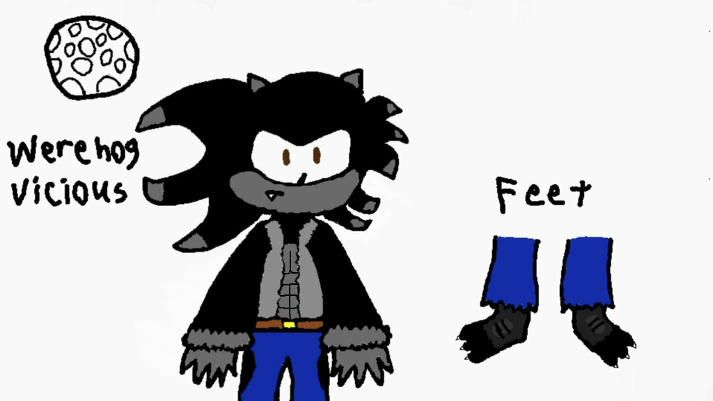 Vicious the Werehog w/ Muscles by ViciousHedgehog95 on DeviantArt