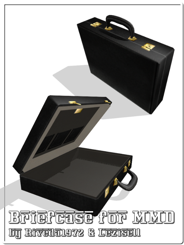 [MMD] Briefcase for MMD (DL pmx) by Riveda1972 on DeviantArt