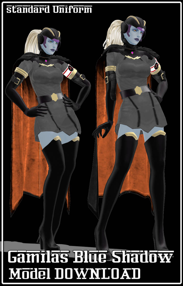 [MMD] Blue Shadow Gamilas female officers DL by Riveda1972 on DeviantArt