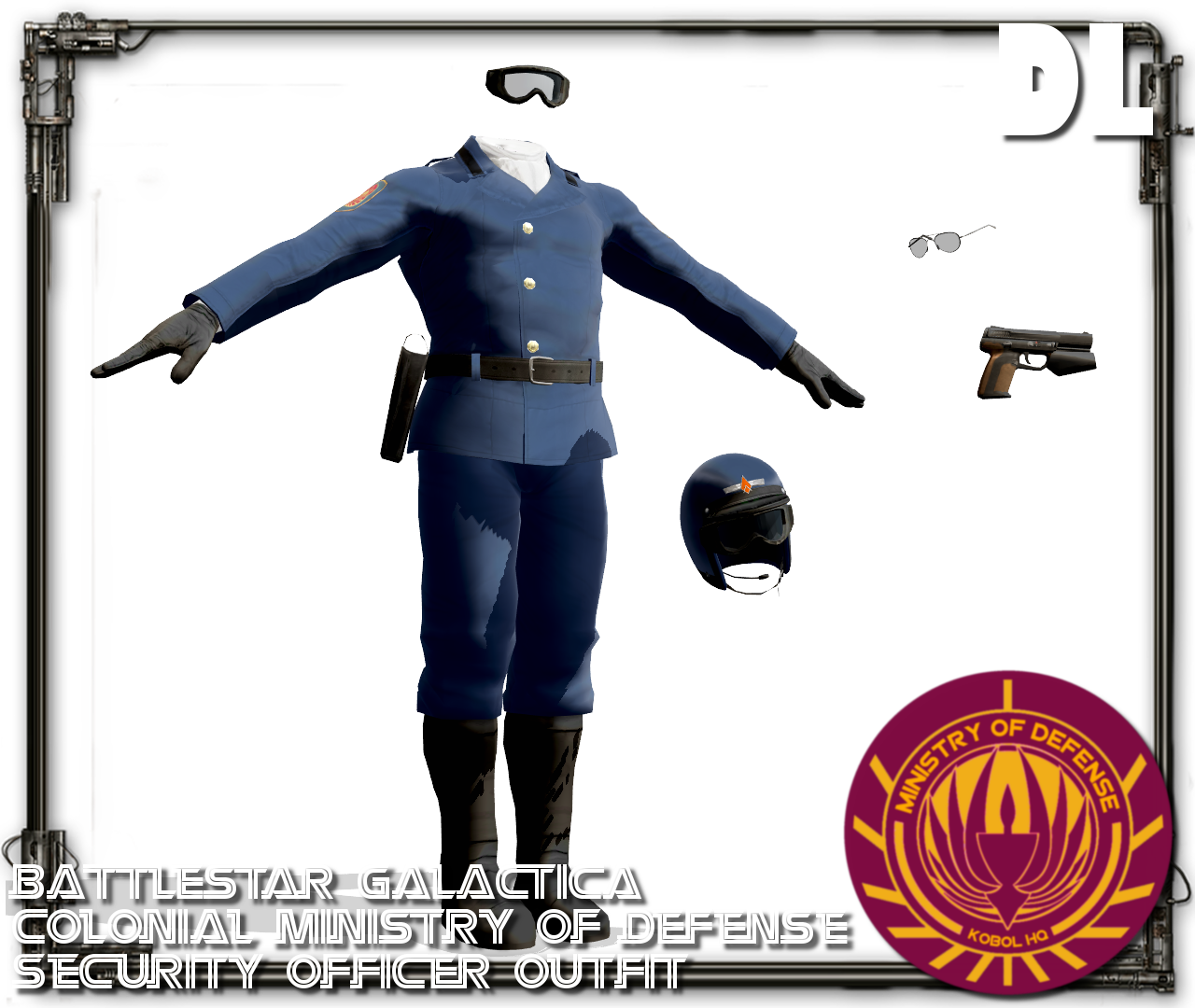 [MMD] BSG Colonial Security Uniform DOWNLOAD by Riveda1972 on DeviantArt