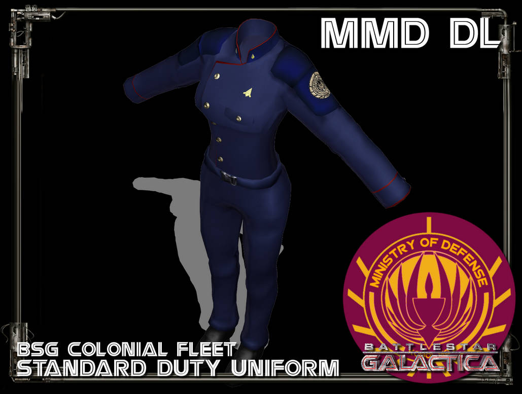 [MMD] Colonial fleet Duty Uniform FEMALE DL by Riveda1972 on DeviantArt