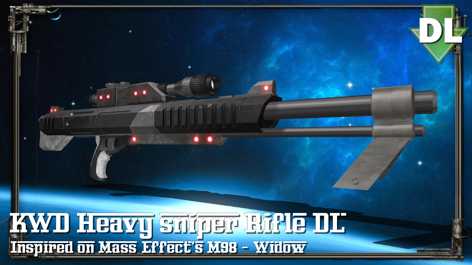 [MMD/XPS/DAZ] KWD Heavy sniper rifle - DL by Riveda1972 on DeviantArt