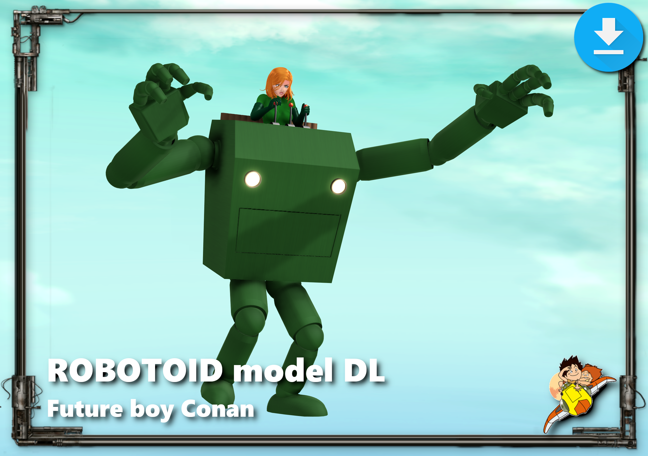 [MMD] Future boy Conan - Robotoid DL by Riveda1972 on DeviantArt