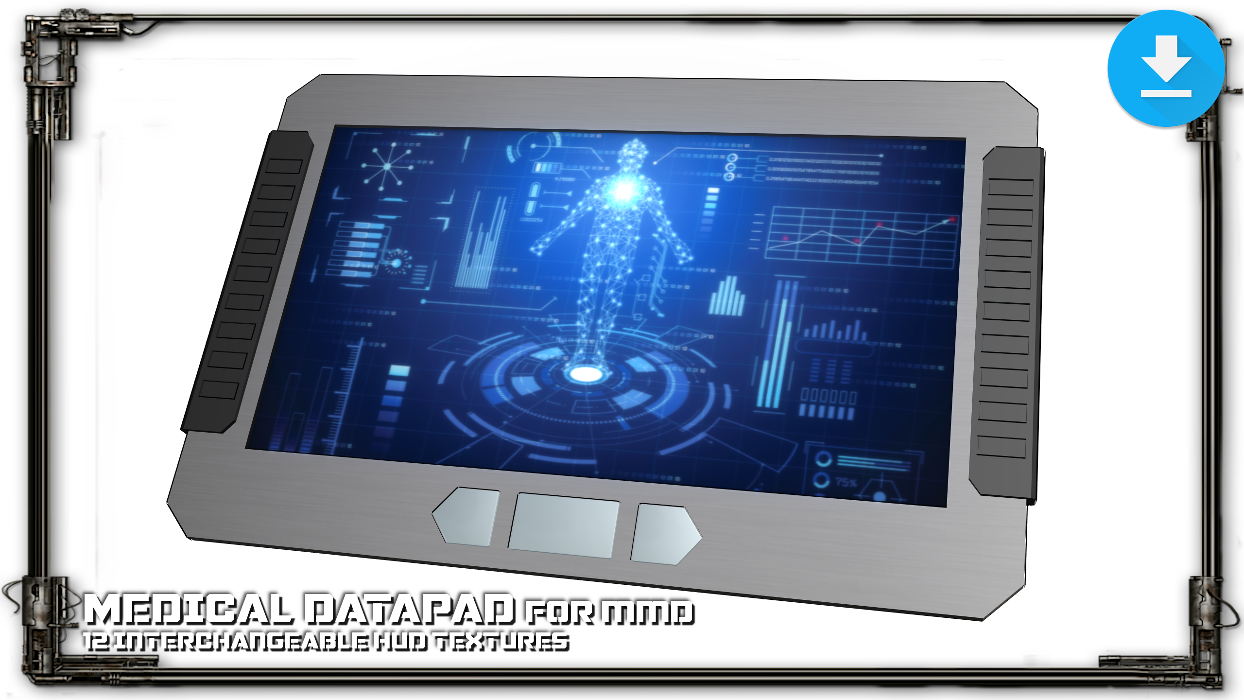 [MMD] SciFi medical datapad (.pmx DL) by Riveda1972 on DeviantArt