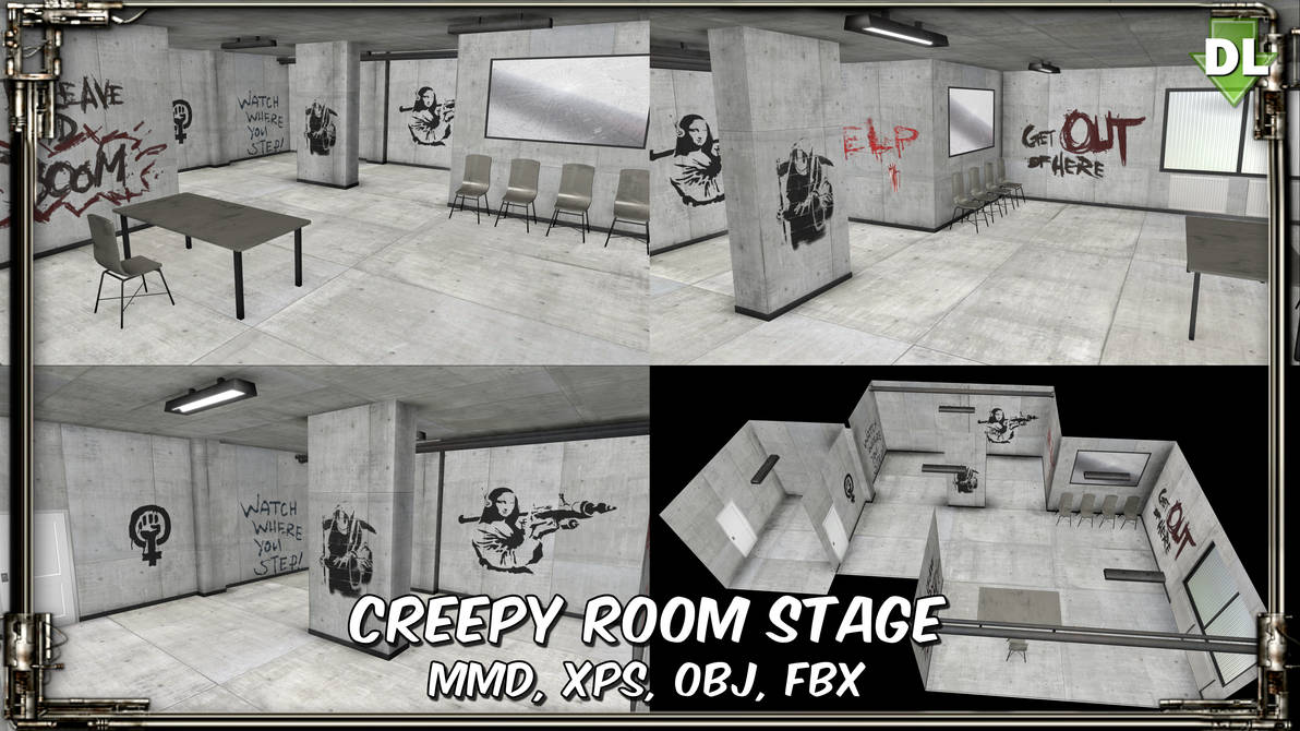 [MMD/XPS/DAZ] Creepy room stage DL by Riveda1972 on DeviantArt