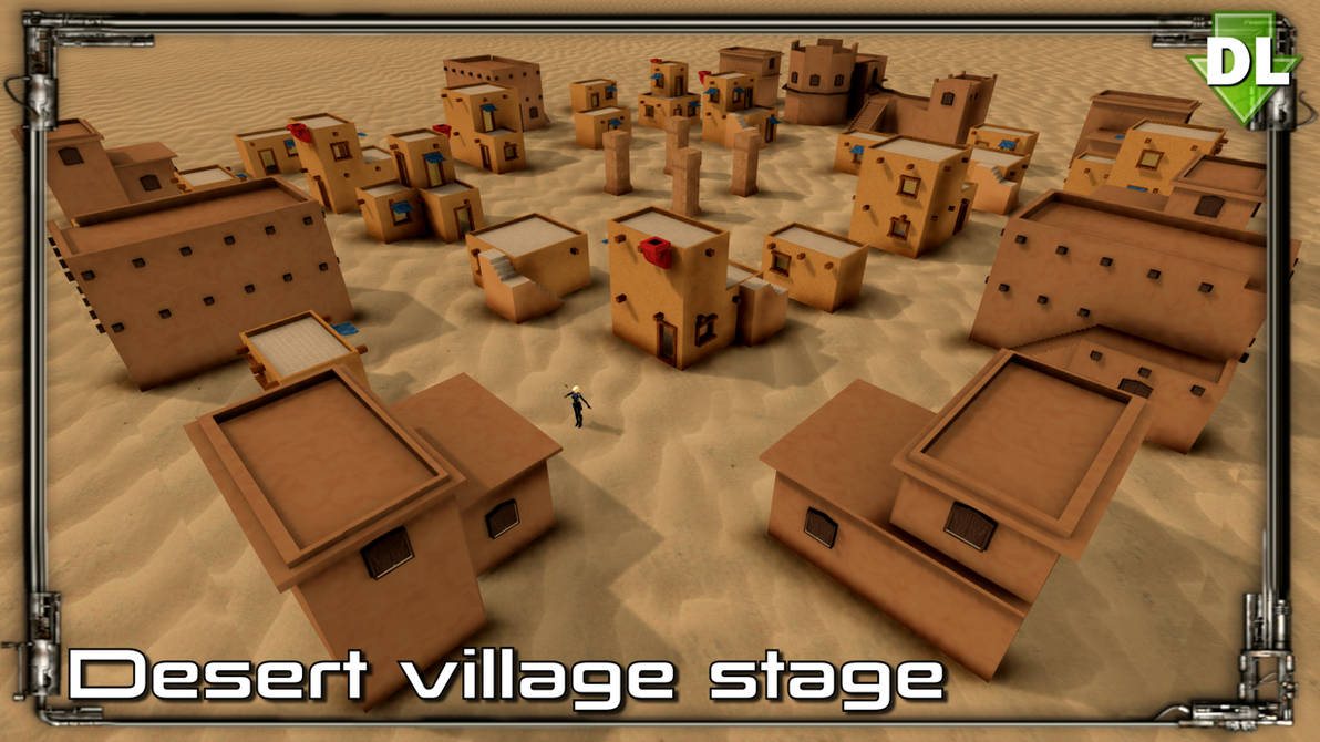 [MMD-DAZ-XPS] Desert Village Stage DL (UPDATED) by Riveda1972 on DeviantArt
