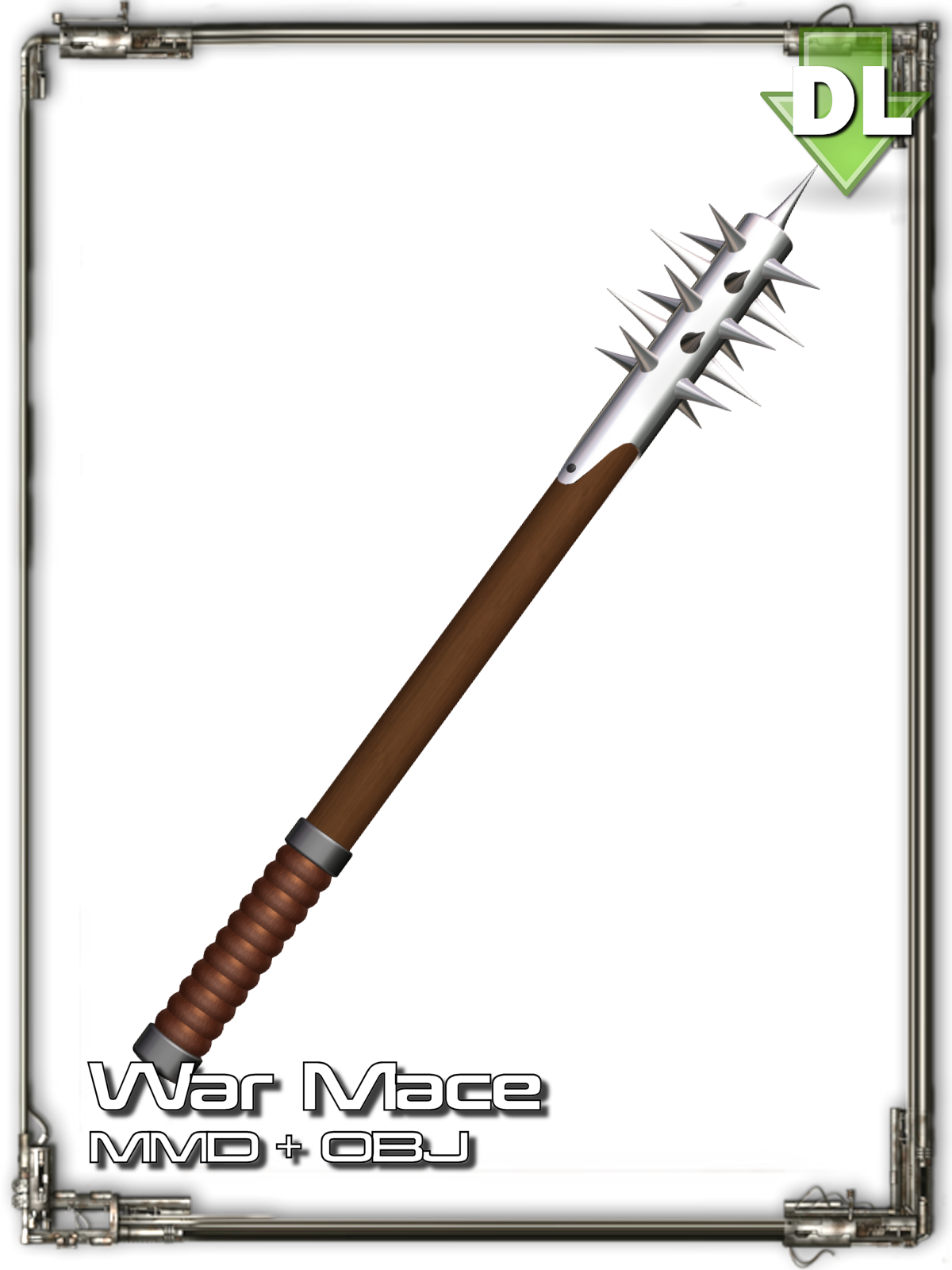 [MMD + OBJ] War Mace DL by Riveda1972 on DeviantArt