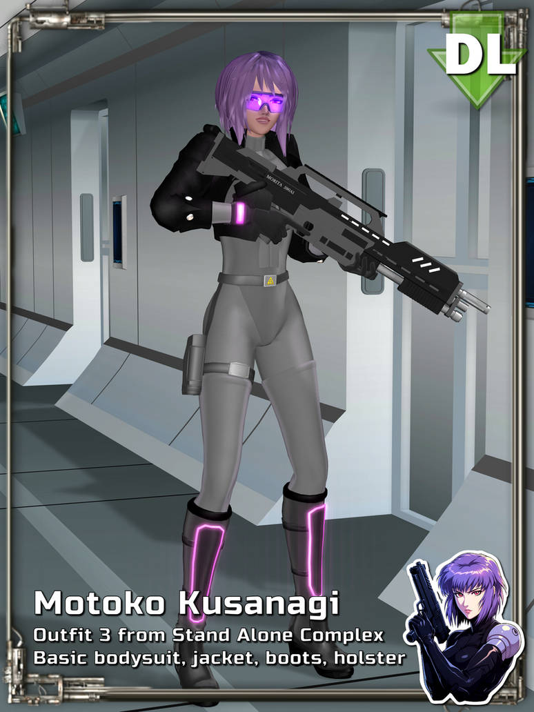 [MMD] C6V3 Motoko Kusanagi - Outfit 3 DL by Riveda1972 on DeviantArt