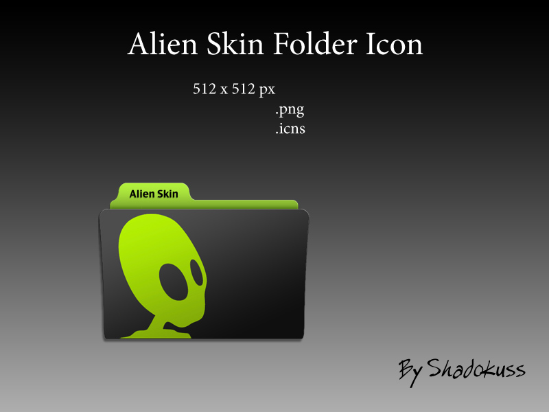 Alien Skin Folder Icon by shadokuss on DeviantArt