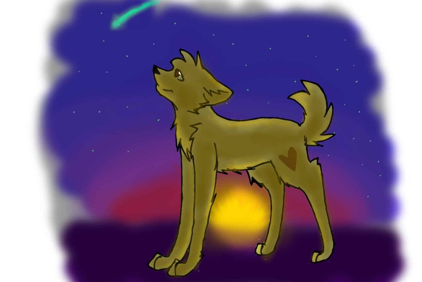 Half dog, half wolf... by Milcouna on DeviantArt