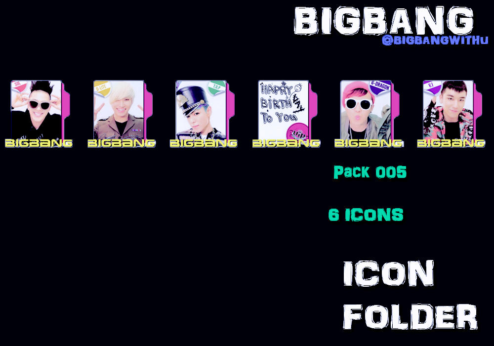 BIGBANG Icon Folder Pack 005 by BIGBANGWITHU on DeviantArt