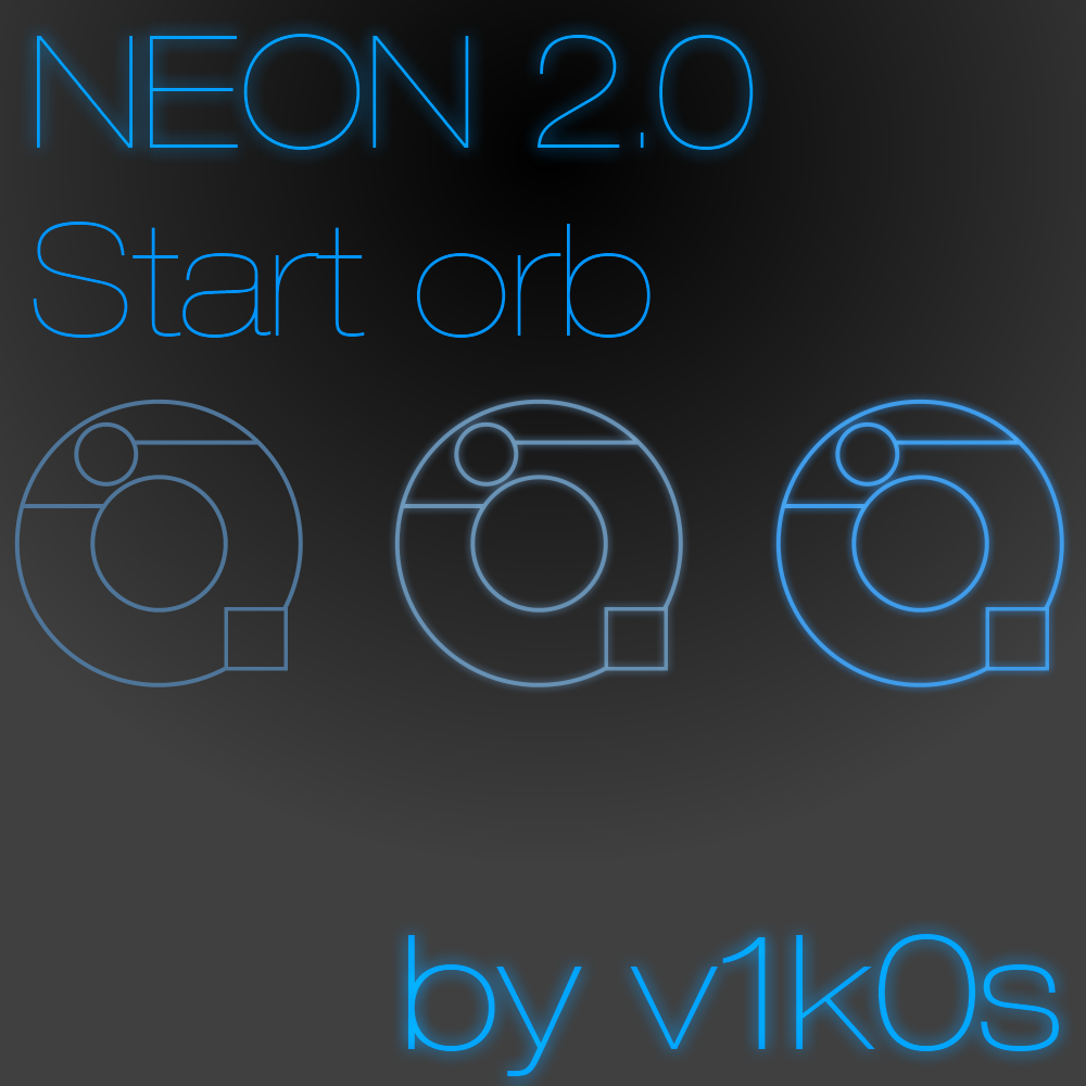 Neon 2.0 (Start Orb) by v1k0s on DeviantArt