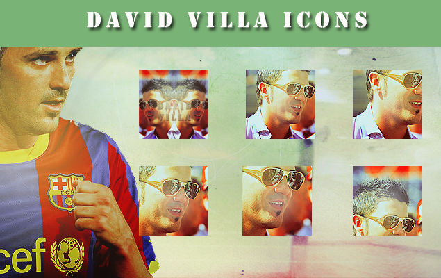 David Villa icons by Niematojakanne on DeviantArt
