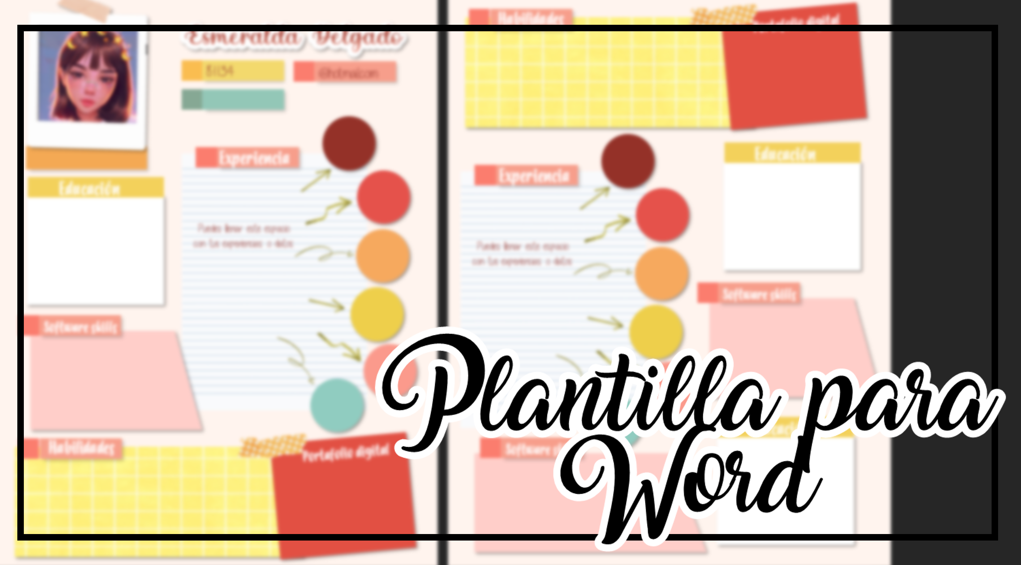 Apuntes Aesthetic Free Portfolio Cover Page Templates To Use And Print