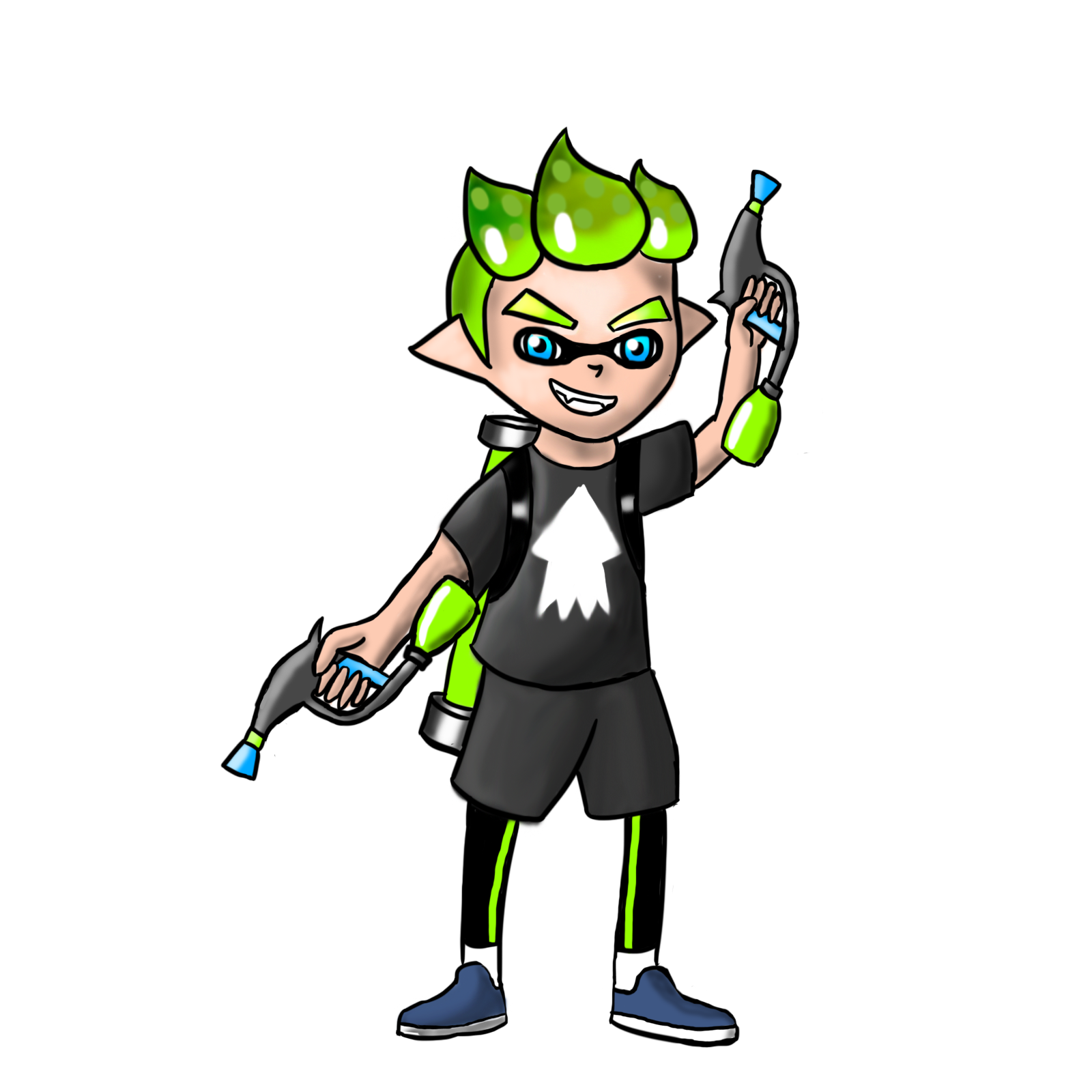Inkling Boy Splatoon 2 by oystercrackers19 on DeviantArt