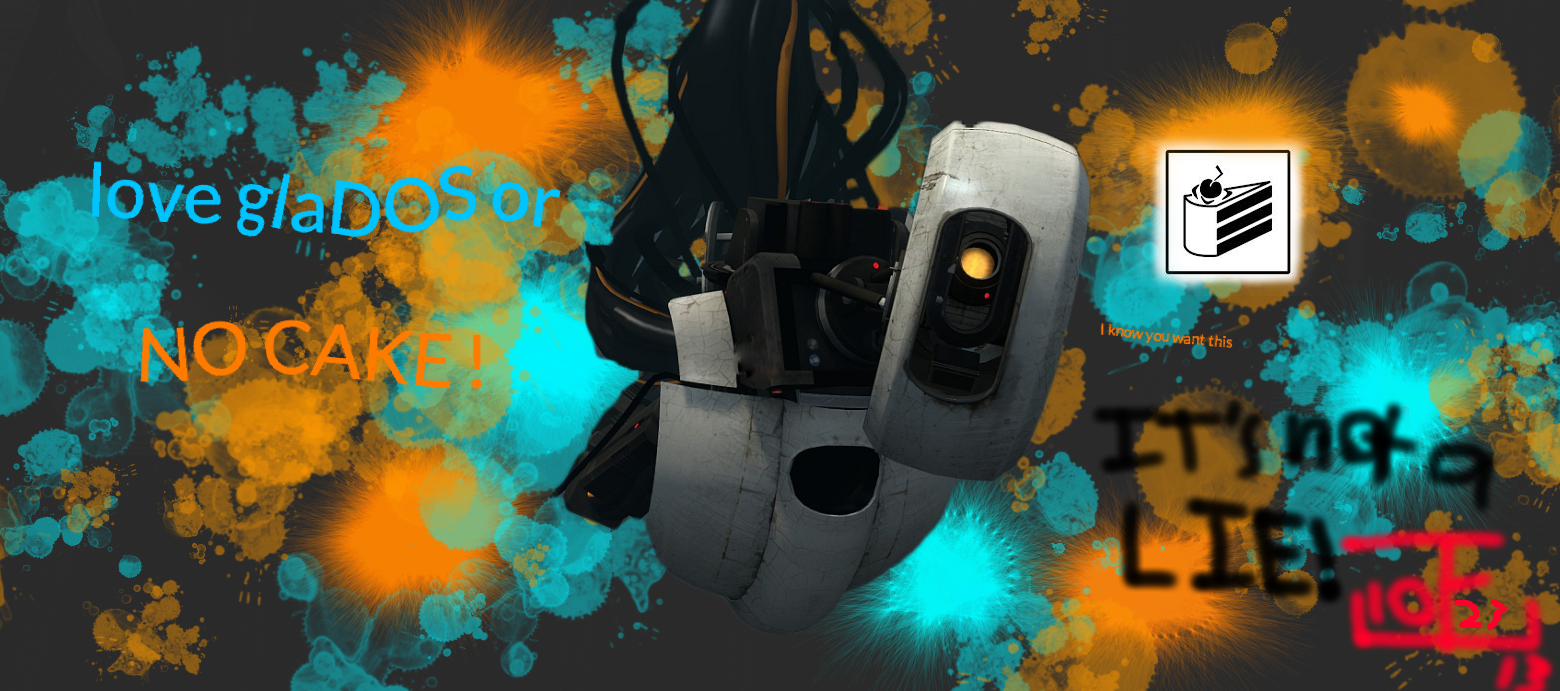 love glaDOS by mlpguy12345 on DeviantArt