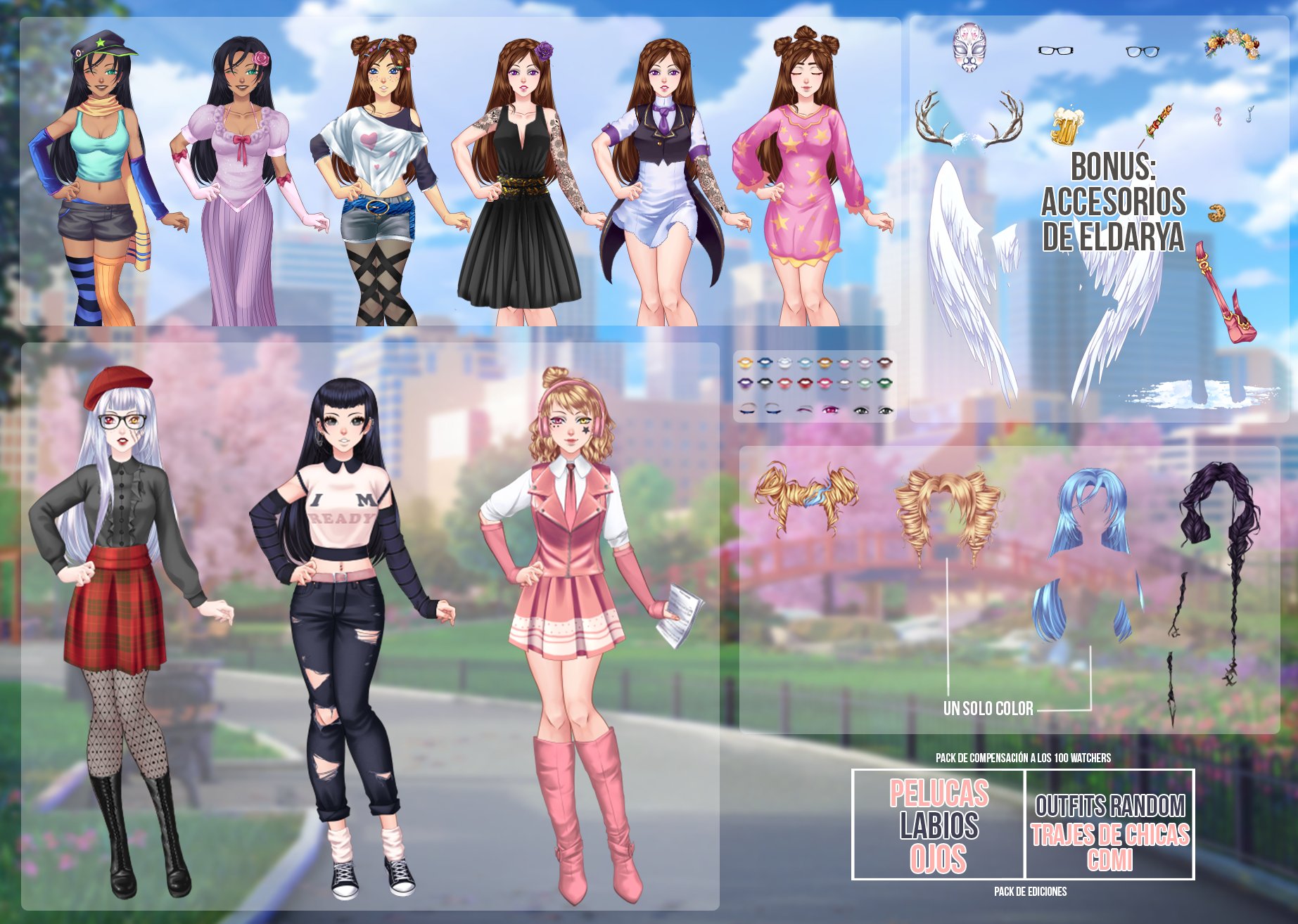 Pack 100 Watchers CDMU Pack - by Gxselle by Gxselle on DeviantArt