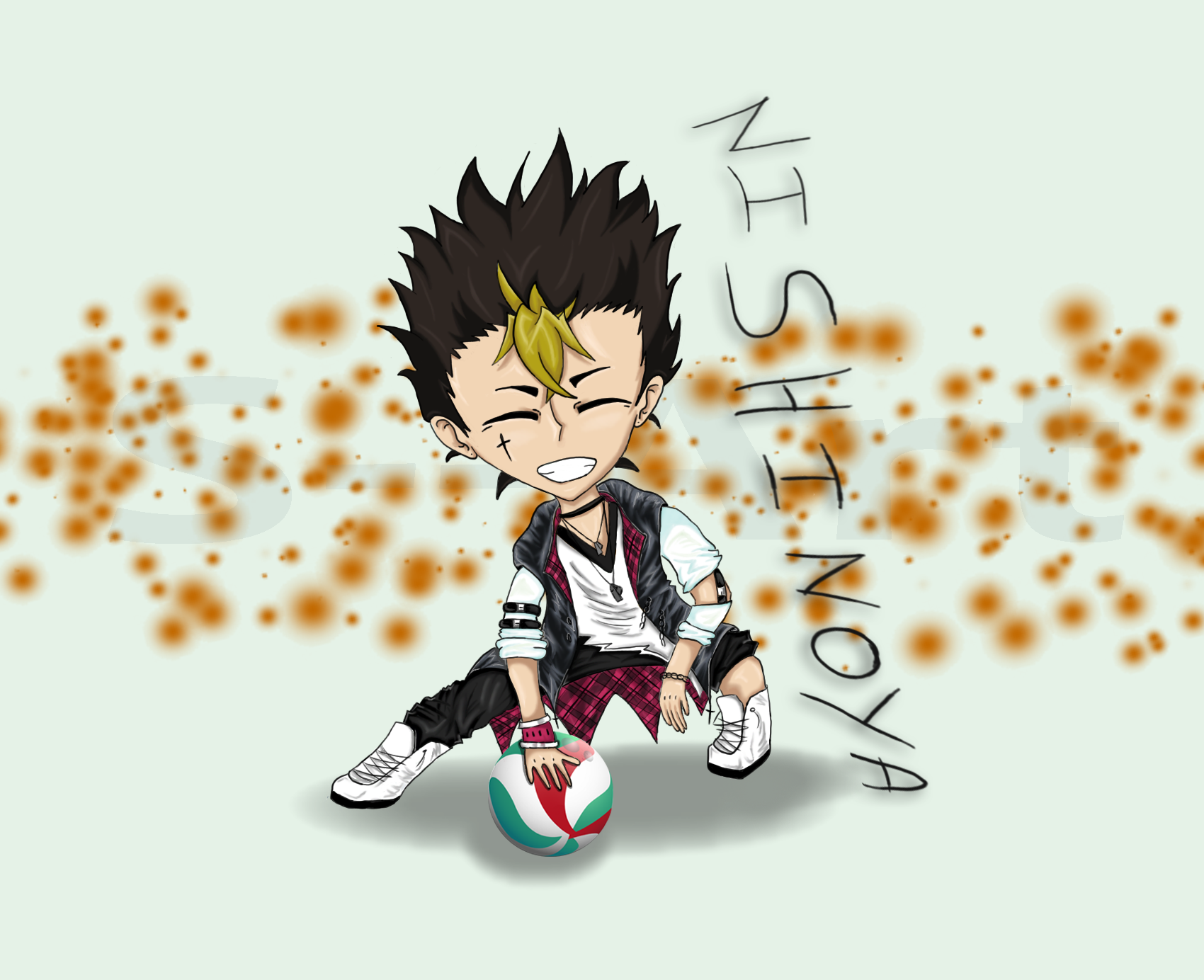 Nishinoya chibi by S--Art on DeviantArt