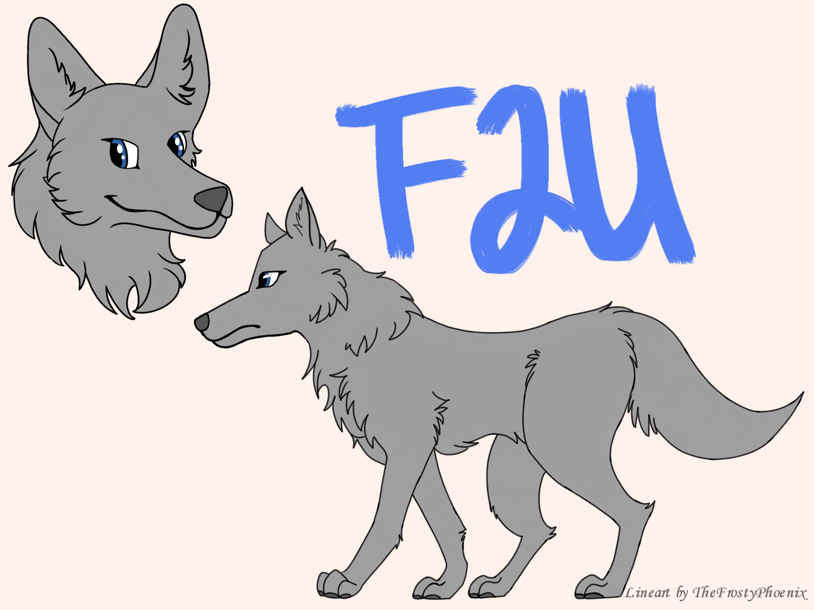 F2U Wolf base by Frostywingss on DeviantArt