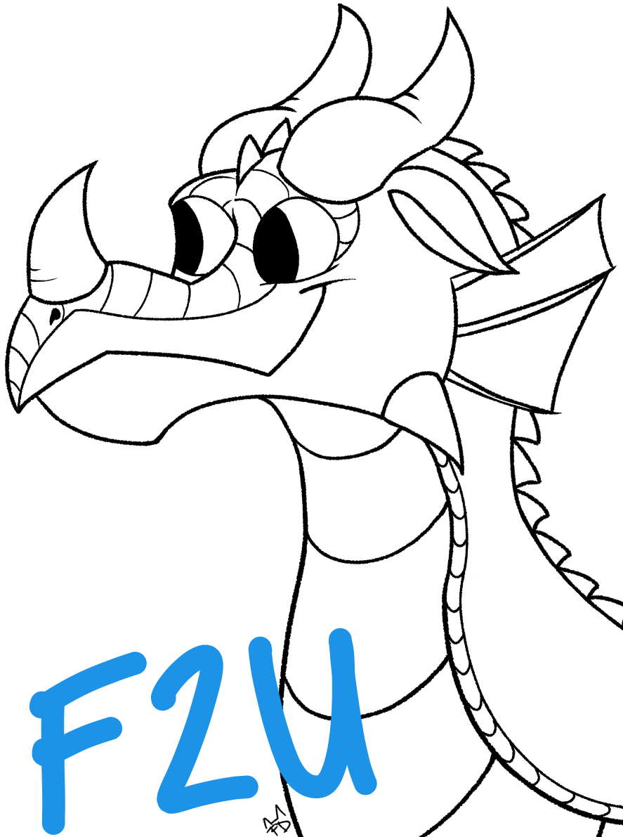 Rainwing head base (F2U) by Frostywingss on DeviantArt Rainwing head base (F2U) by Frostywingss on DeviantArt