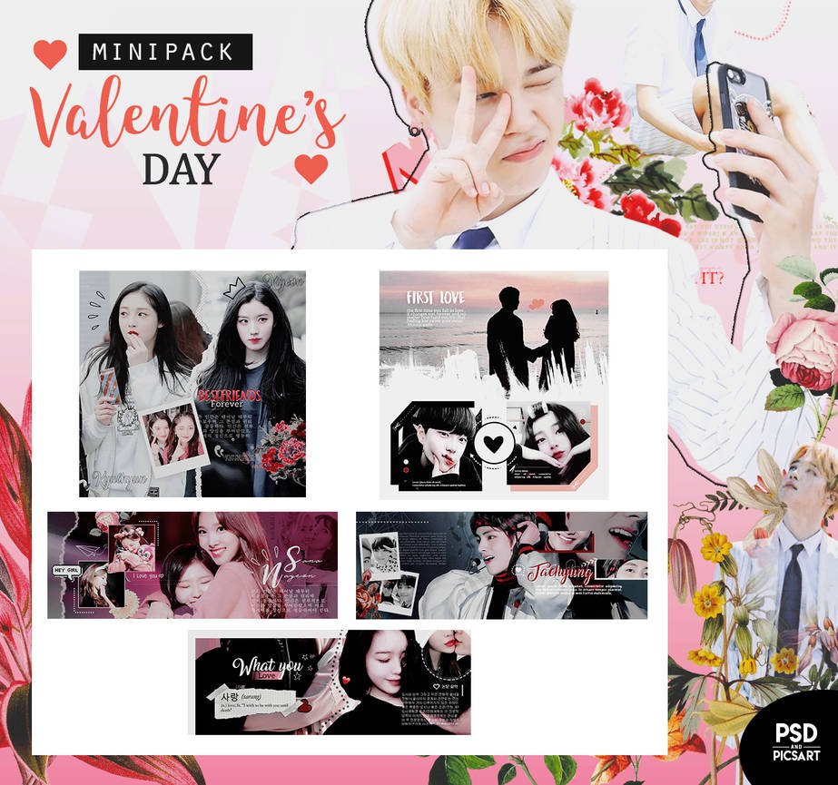 Special templates +Valentine's day {MINIPACK} by Bubblegomi on DeviantArt