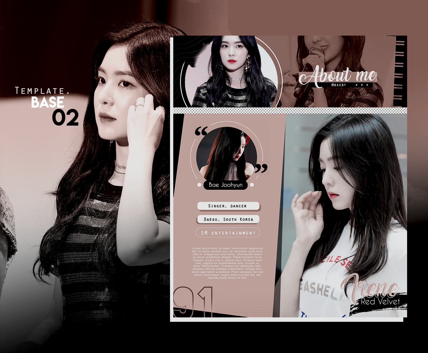 Template/.About me {Base02} by Bubblegomi on DeviantArt