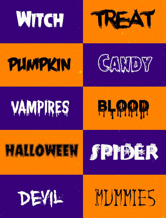 |+FONTS PACK #O2 | HALLOWEEN by xPufflex on DeviantArt