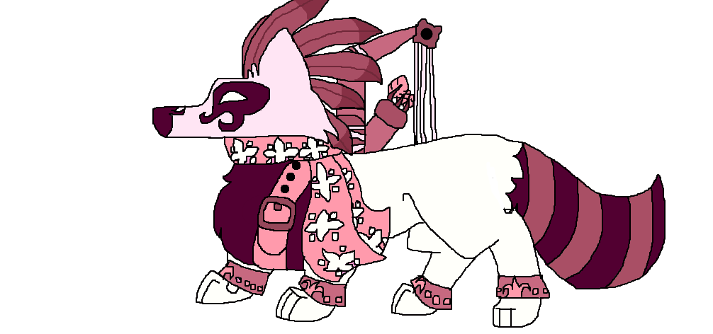 Animal Jam-Pink Arctic Wolf by sorayadllAJ on DeviantArt