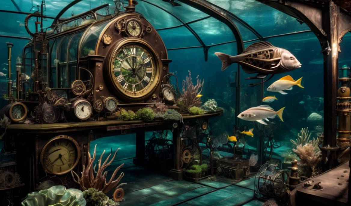 Beautiful underwater steampunk room by Coolarts223 on DeviantArt
