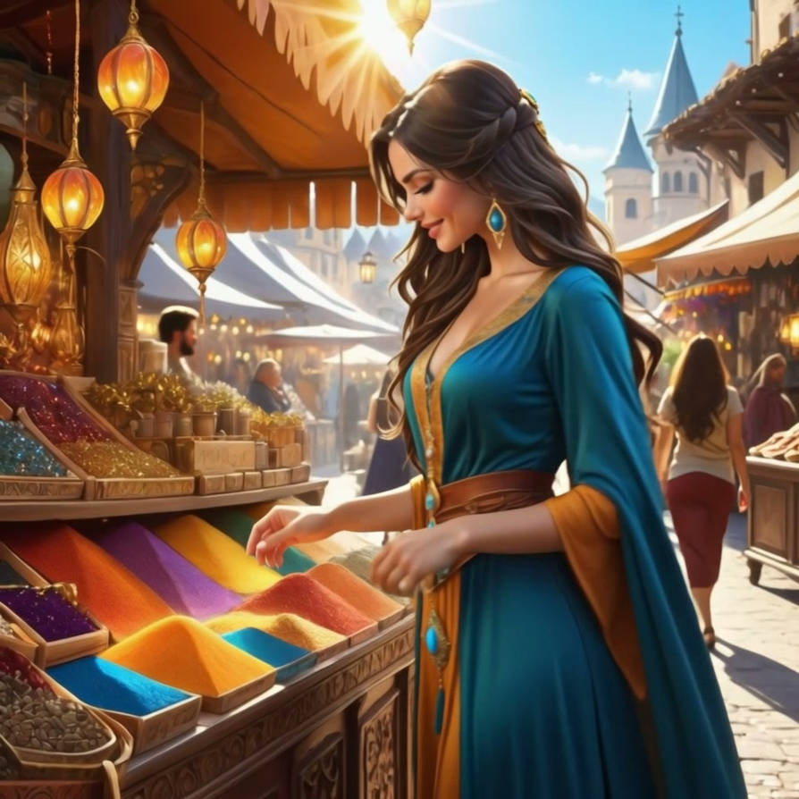 Drexia - The Blue Mage: In Happier Times (preview) by Asimov7 on DeviantArt