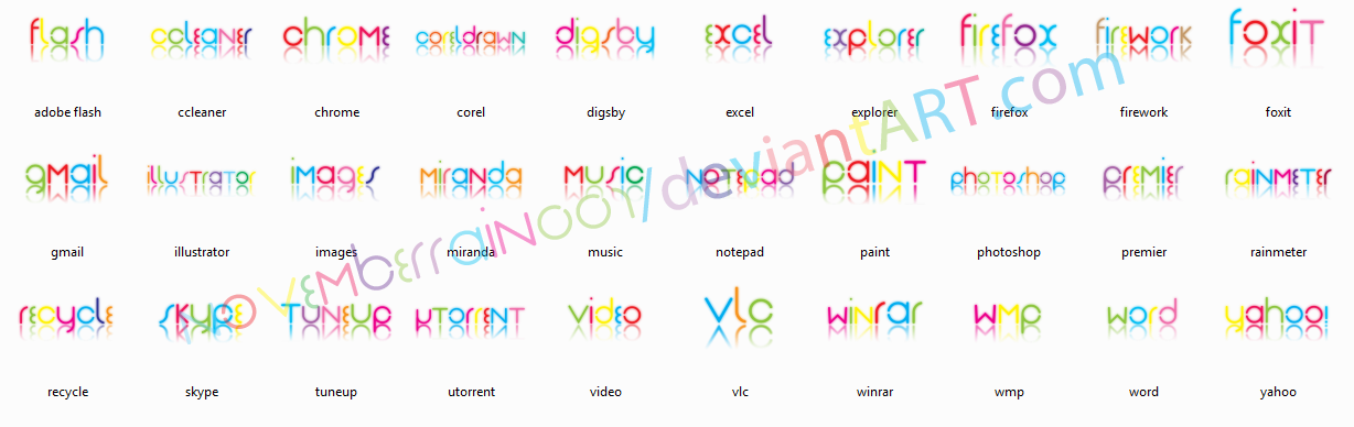 Color text icon for Desktop by novemberrain007 on DeviantArt