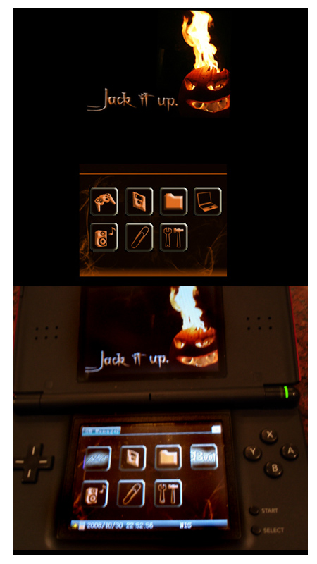 M3 DS Real Halloween Skin by cairnthecrow on DeviantArt