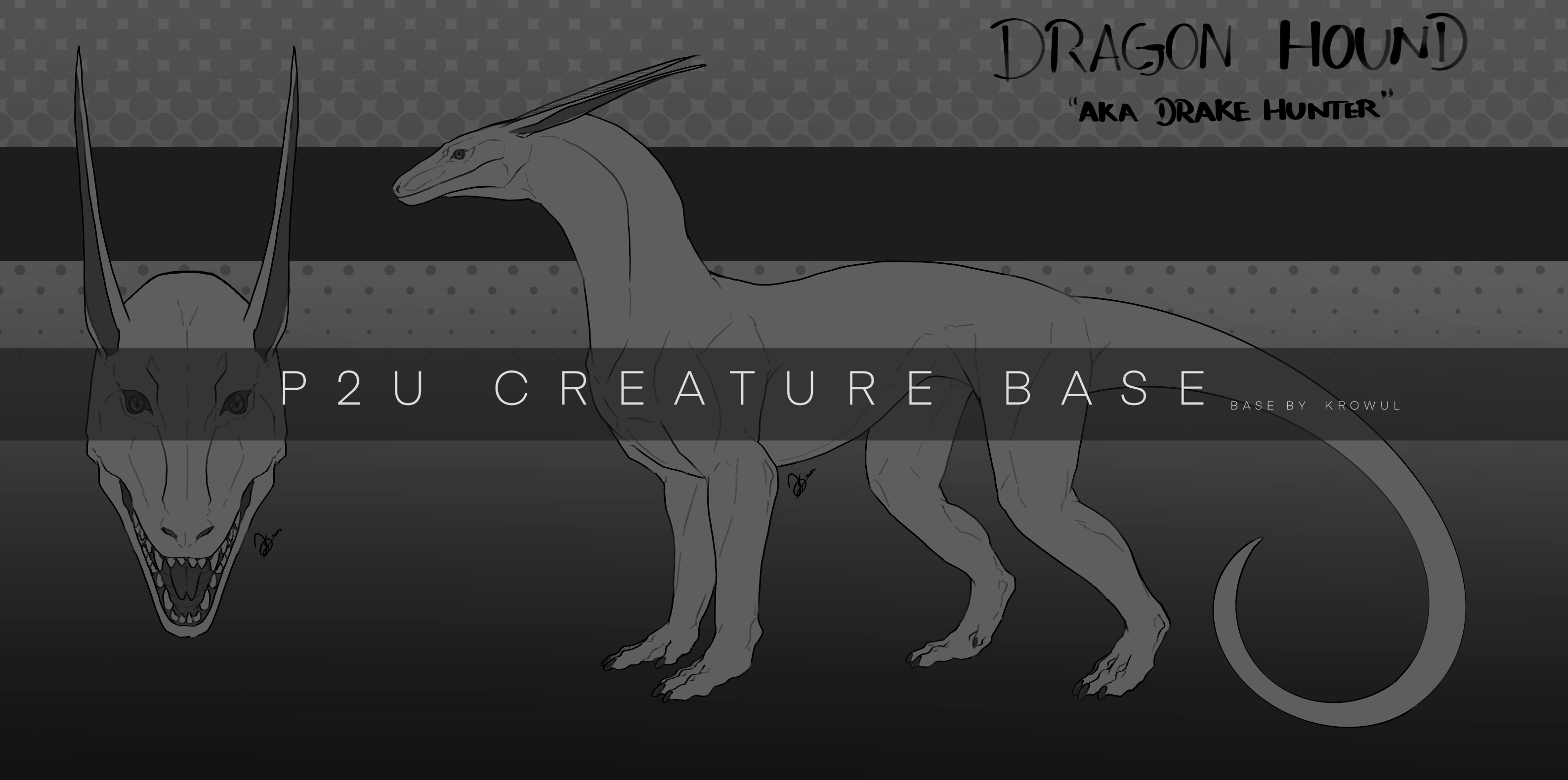 Dragon Hound Creature Base by Krowul on DeviantArt