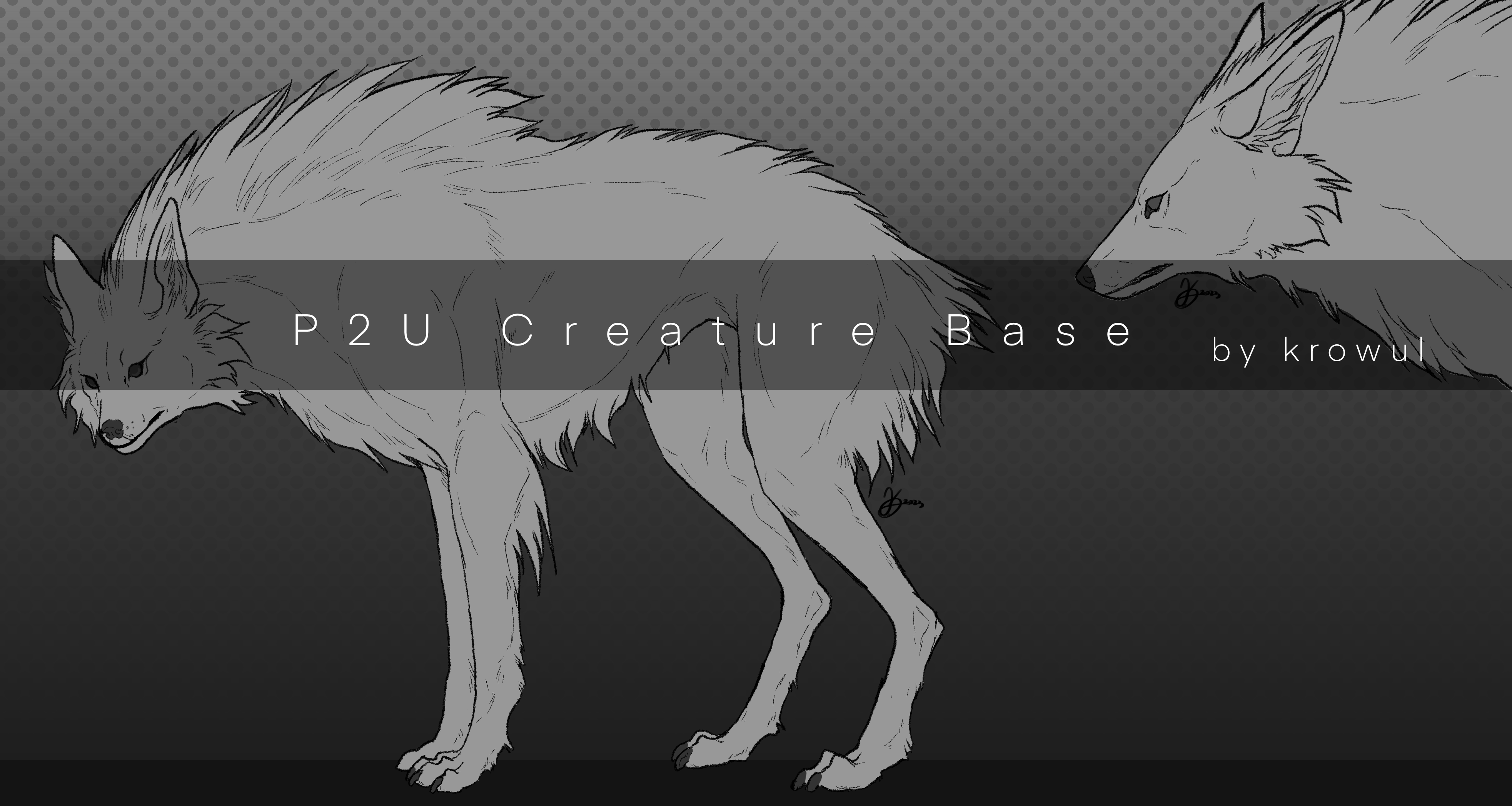 p2u Creature Base- Hyeane by Krowul on DeviantArt