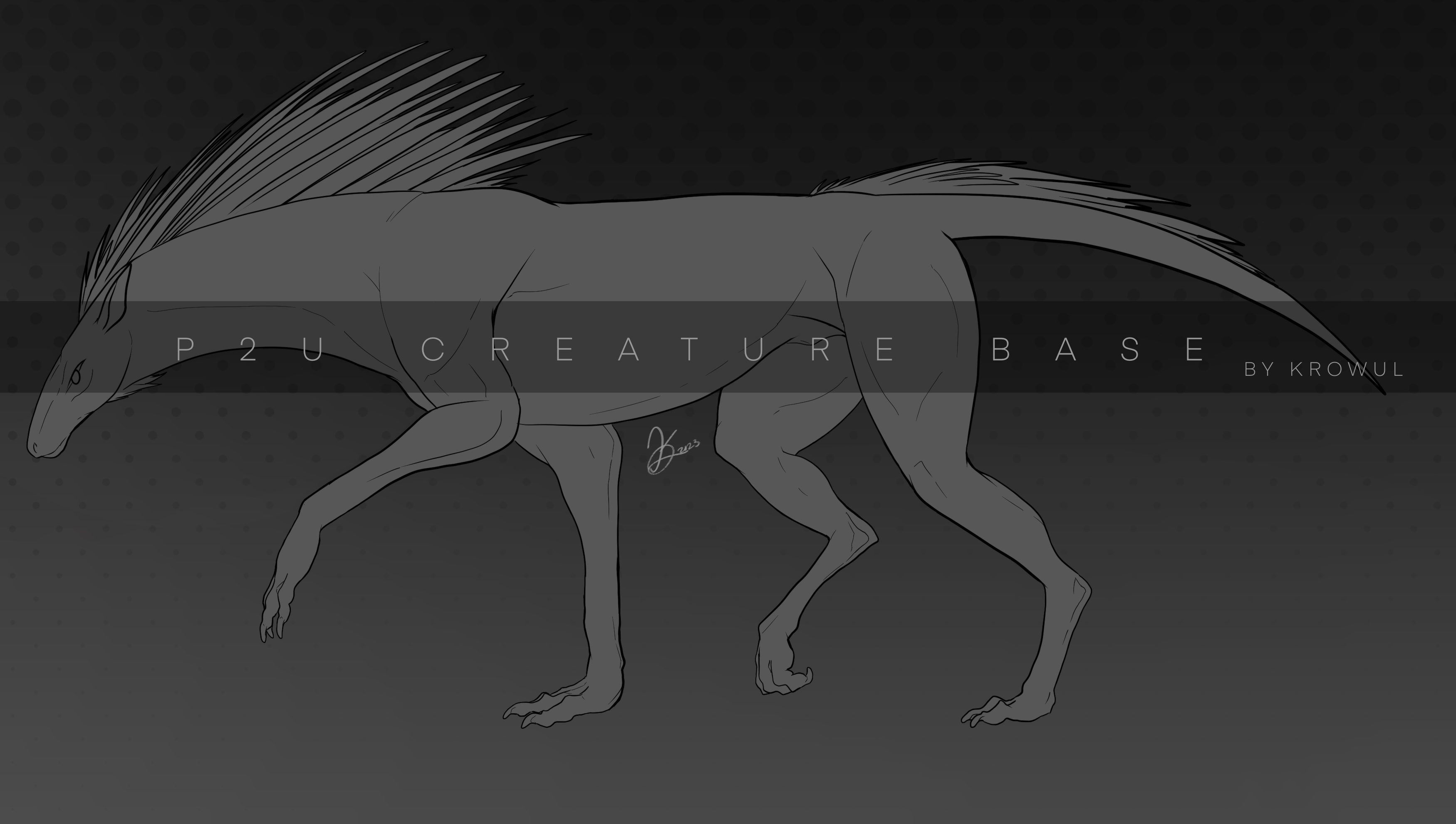 p2u Creature Base #12 by Krowul on DeviantArt
