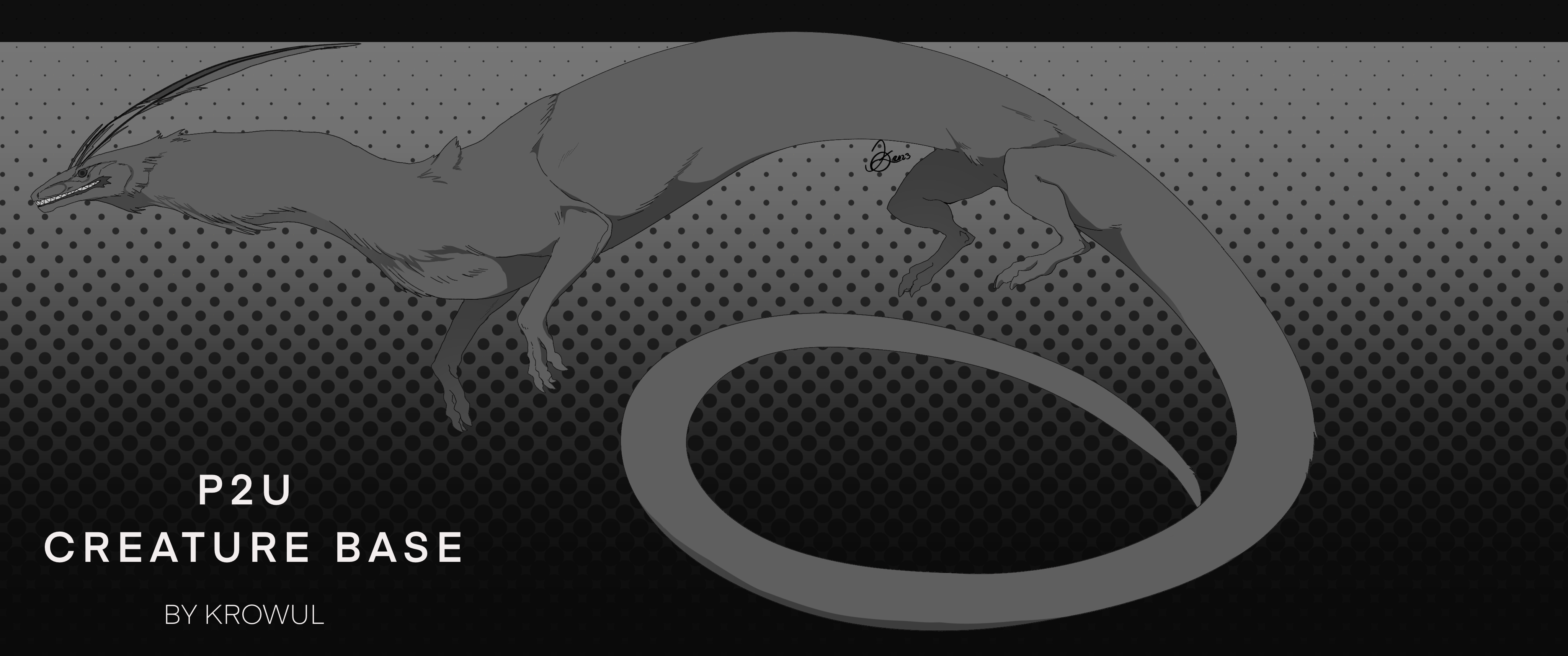Creature P2U Base #15- The wox by Krowul on DeviantArt