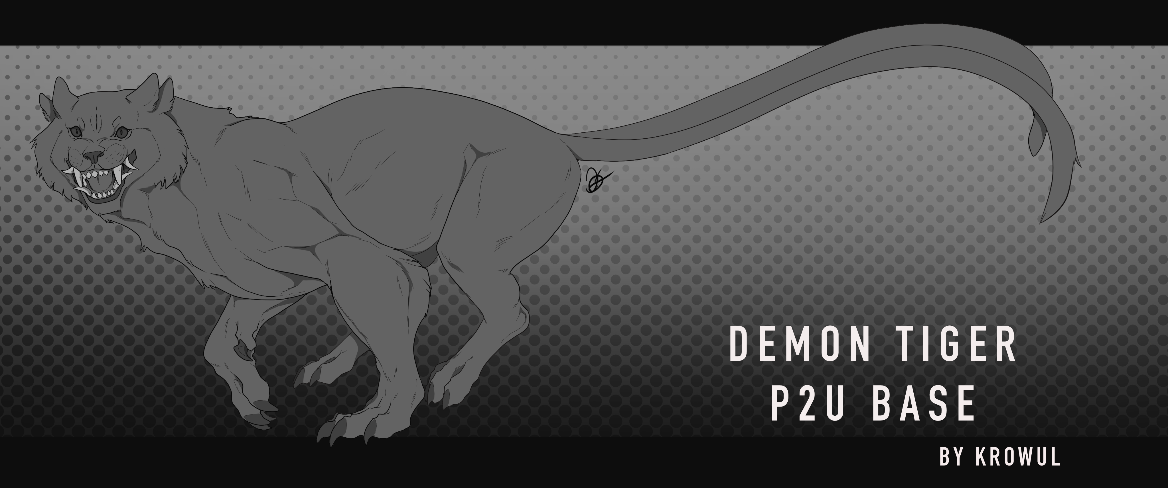 Demon Tiger P2U Base by Krowul on DeviantArt