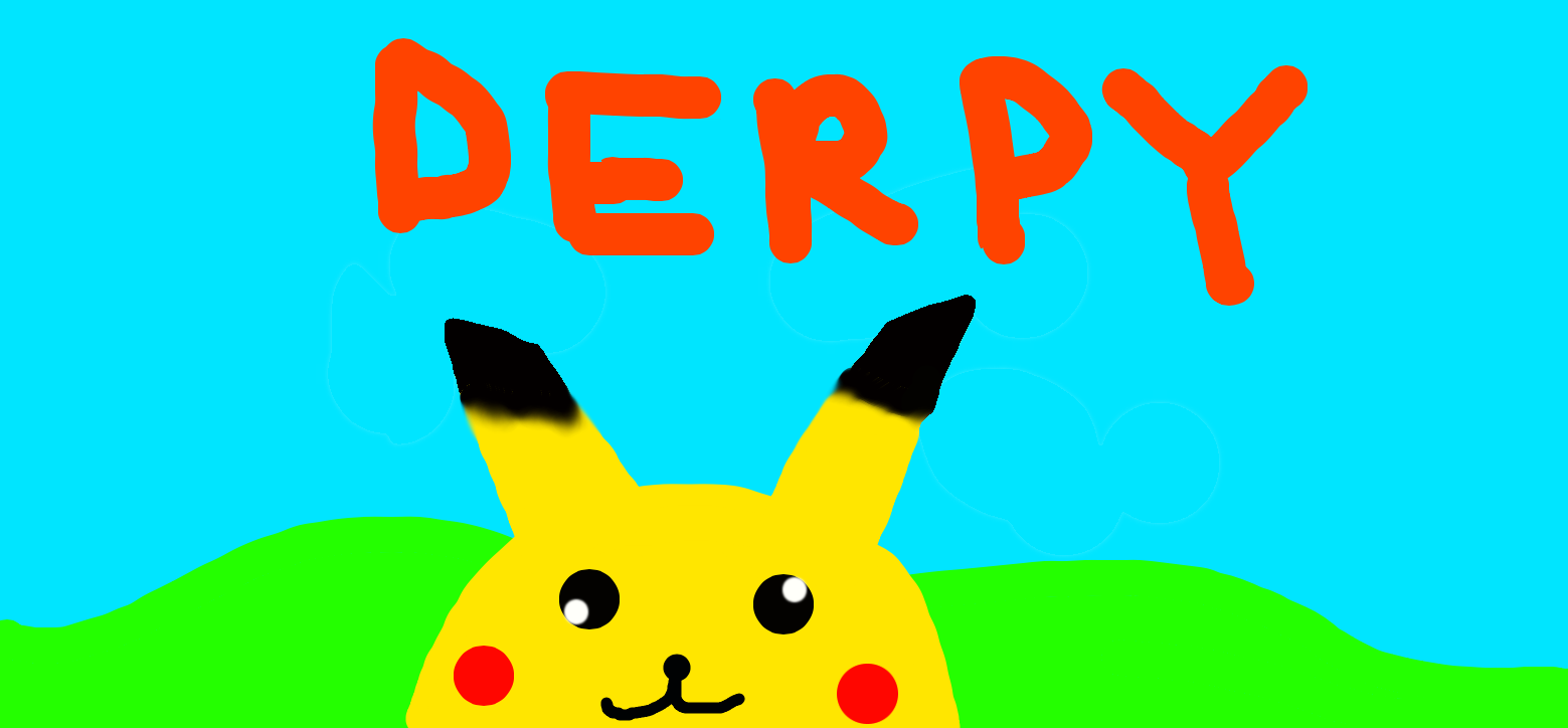 Derpy Pikachu! by TailsDoll6 on DeviantArt