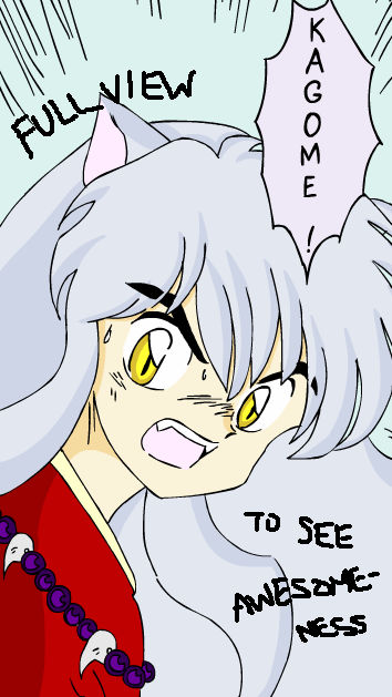 :The perfect InuYasha moment: by gloriakagome on DeviantArt