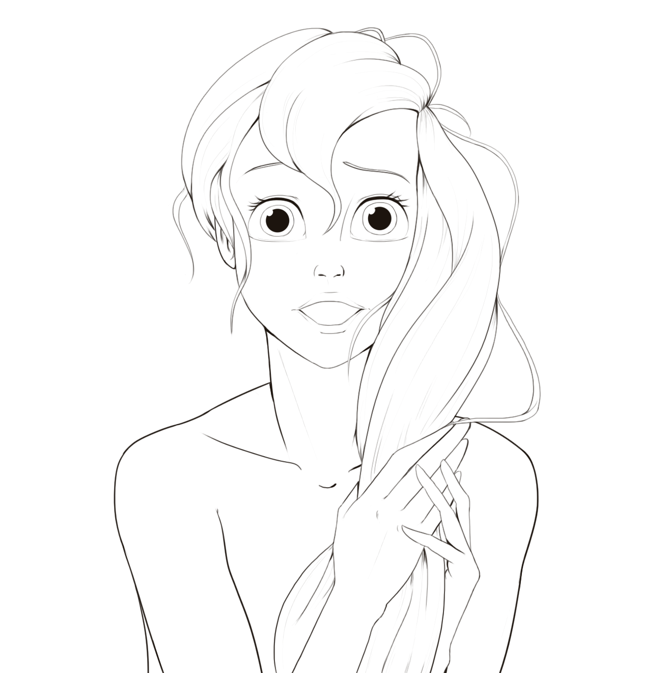 Ariel lines by foxiquie on DeviantArt