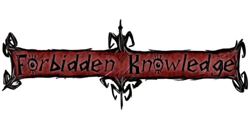 Font: Forbidden Knowledge by MF99K on DeviantArt